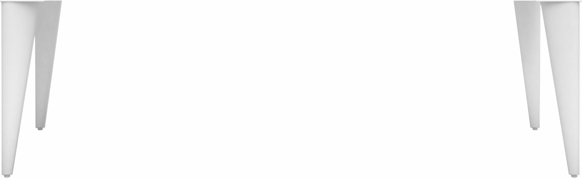 Ножки мебельные KERAMA MARAZZI ATOLLO/CONO, 9x13 см, белые, матовые