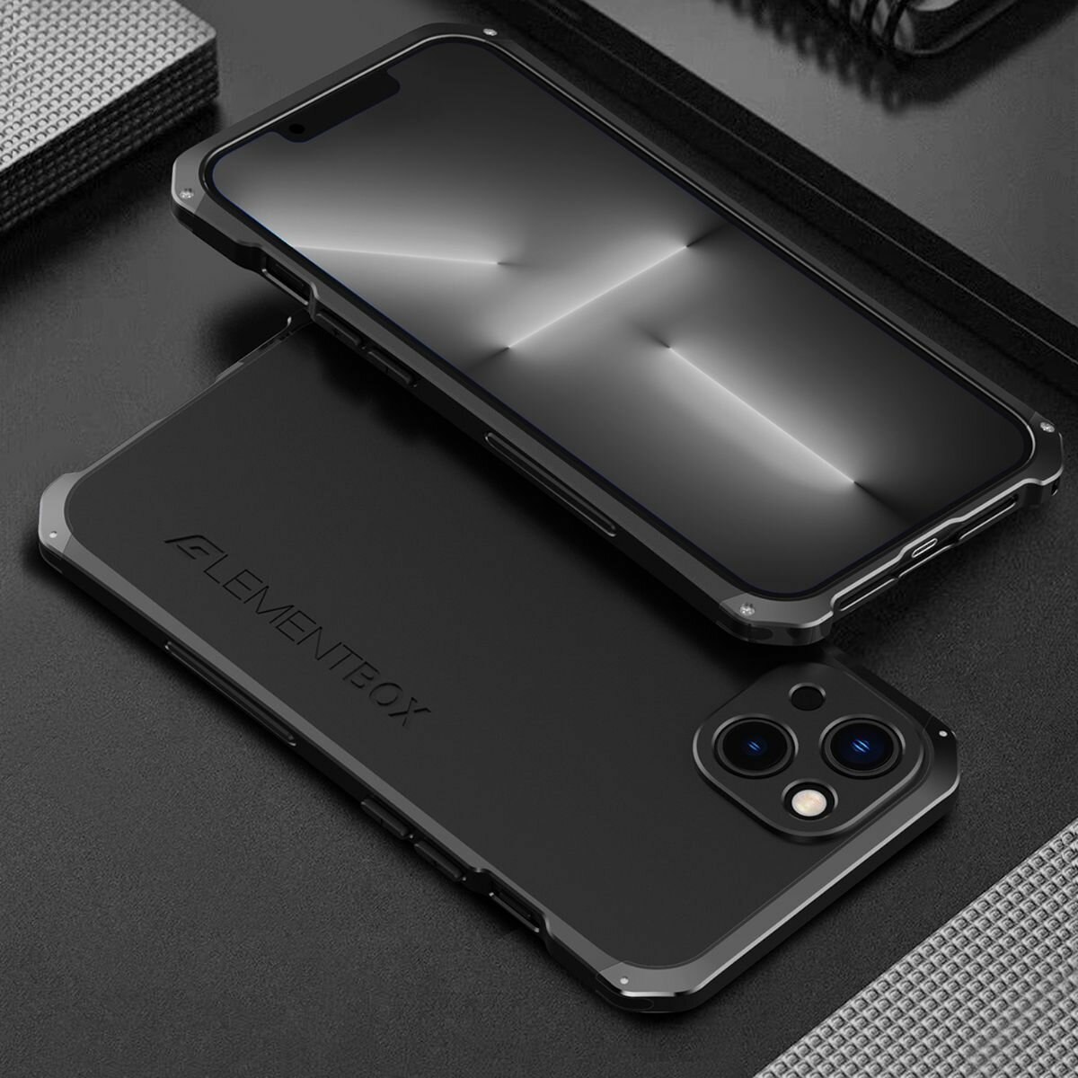 Чехол iPhone 15 (6.1") Element Box черный