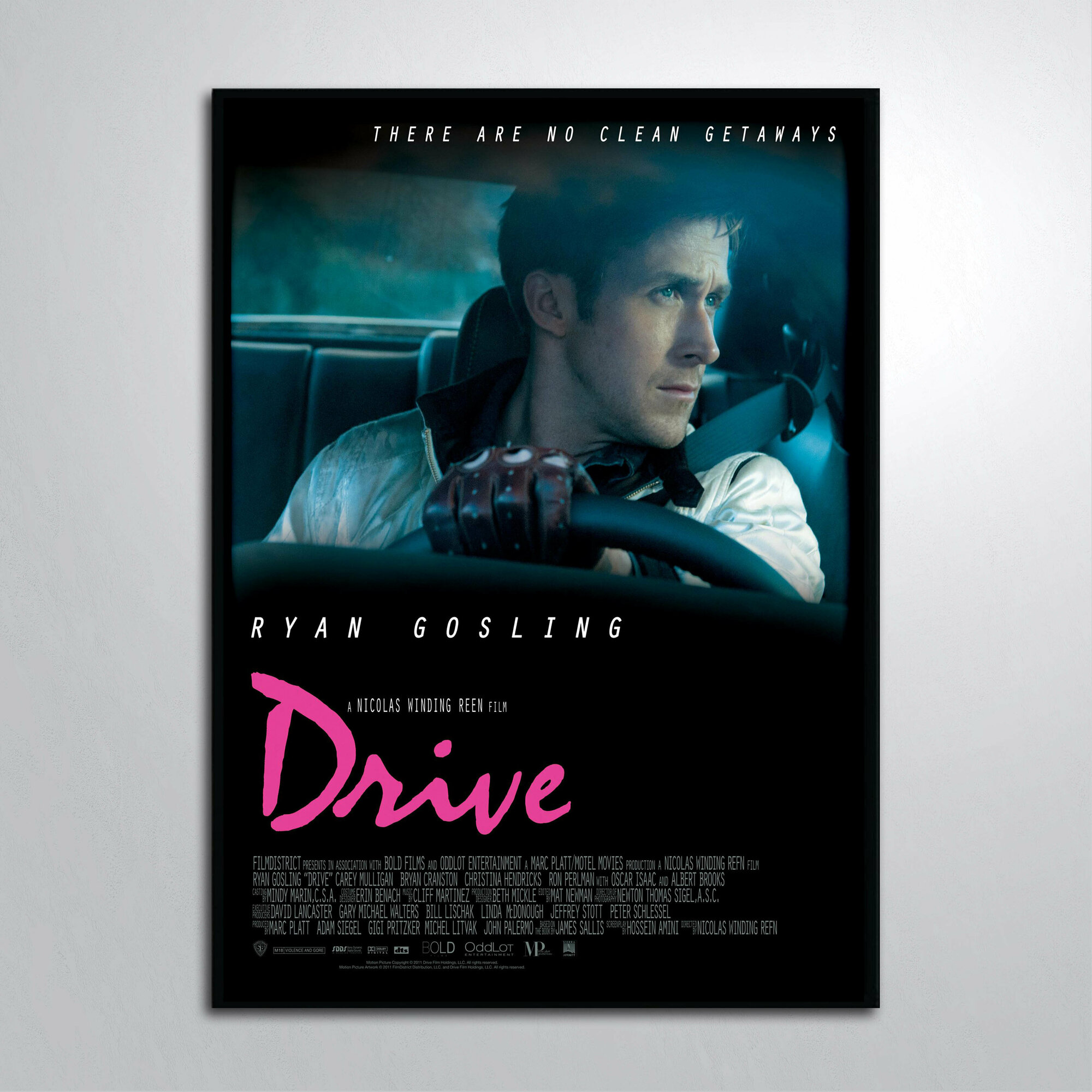 Постер без рамы/Драйв Райан Гослинг Классический Drive