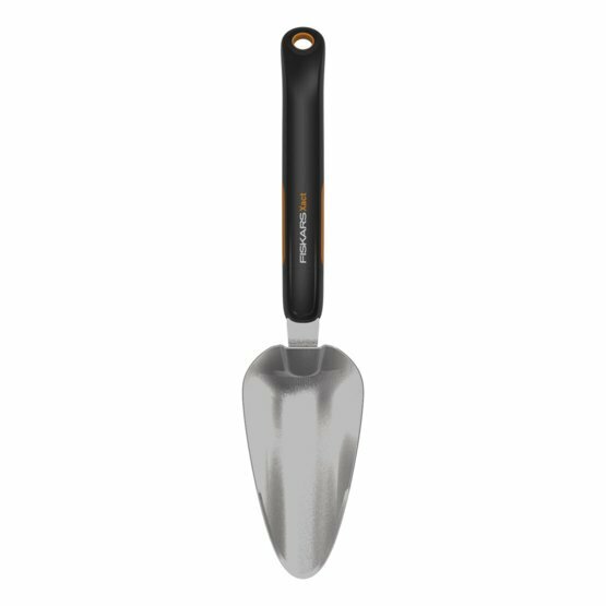 Совок FISKARS "Xact" 1027043, металл, пластик, длина 37,5см, ширина 8,3см