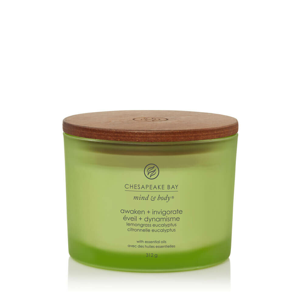 Chesapeake Bay Candle / Свеча Пробуждающий и бодрящий (лемонграсс и эвкалипт) 312 гр.