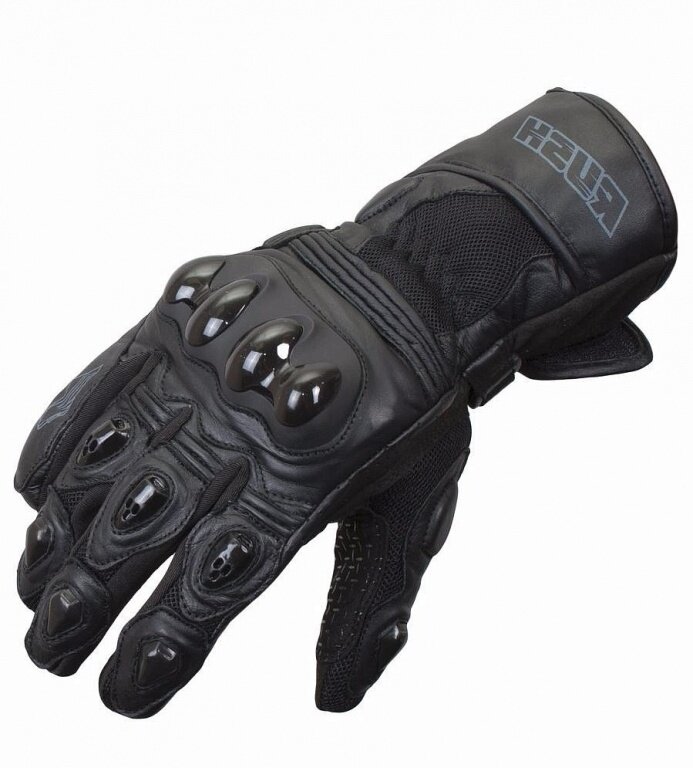 RUSH Перчатки WIND кожа, цвет Черный, Размер L