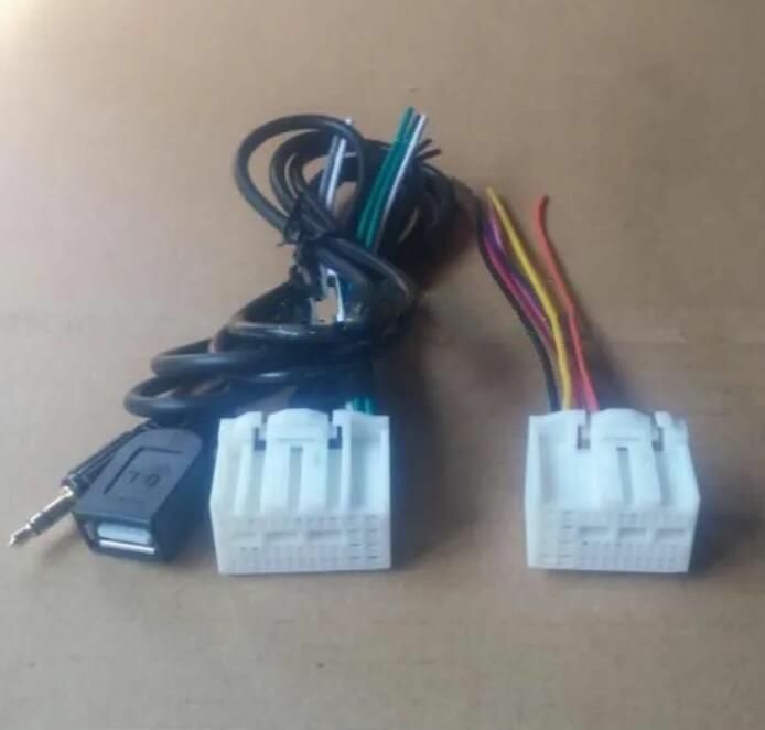 Штатные аудио колодки с USB и AUX Kia Rio 4 Киа Рио 4 Kia Rio X-Line Киа Рио Икслайн 2017-2023