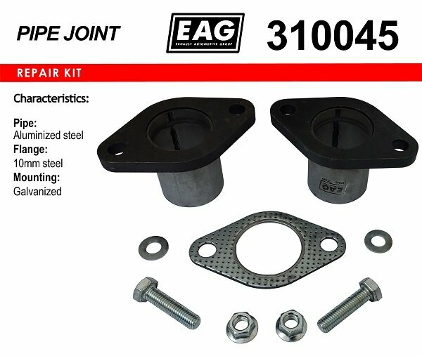 Фланцевое соединение D45 в сборе EAG 310045