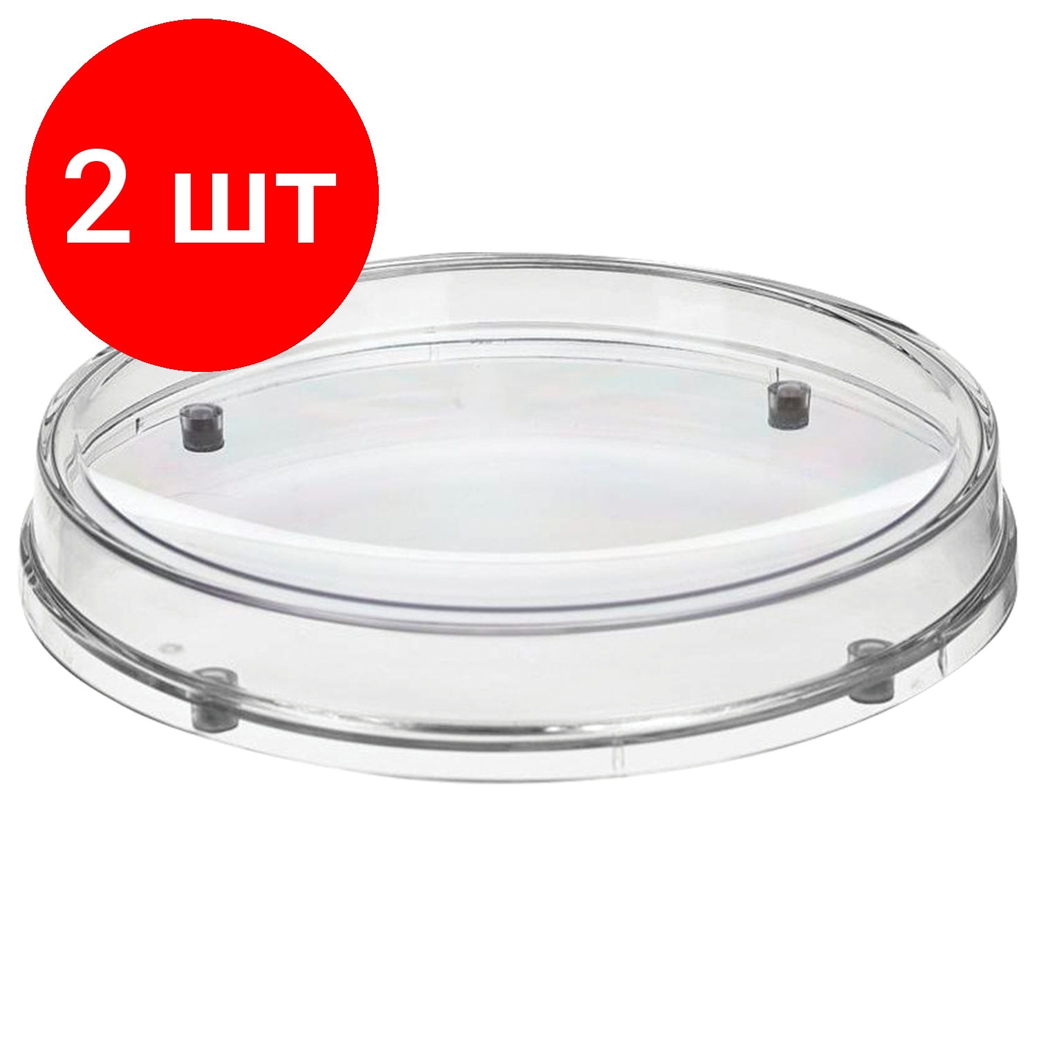 Комплект 2 шт, Монетница круглая RONDA, 172х24 мм, рекламное поле D=166 мм, на ножках, 255019