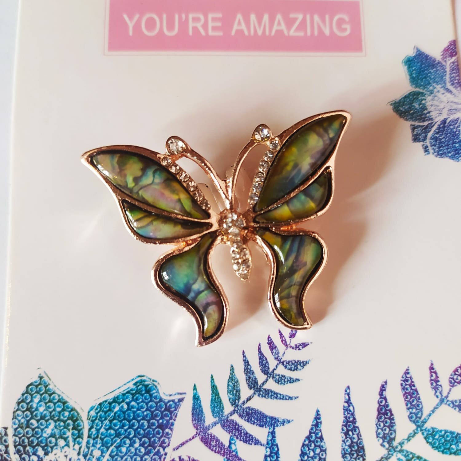 Брошь, эпоксидная смола