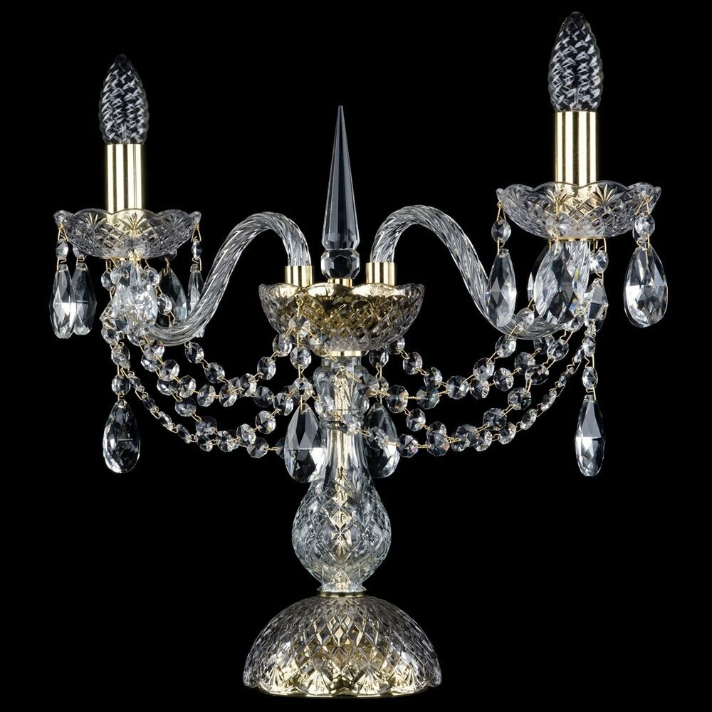 12.12.2.141-37. Gd. Sp Настольная лампа хрустальная Bohemia Art Classic