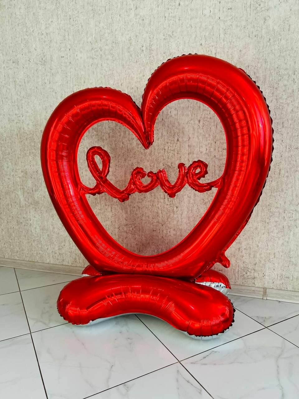 Шар сердце-гигант, 147 см