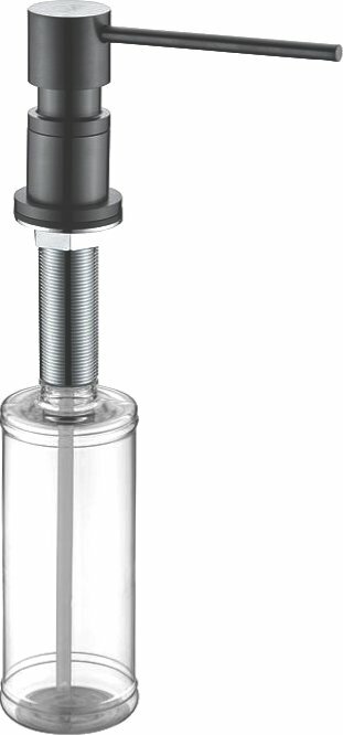 Дозатор для кухонной мойки Paulmark Kraft D003-GM вороненая сталь