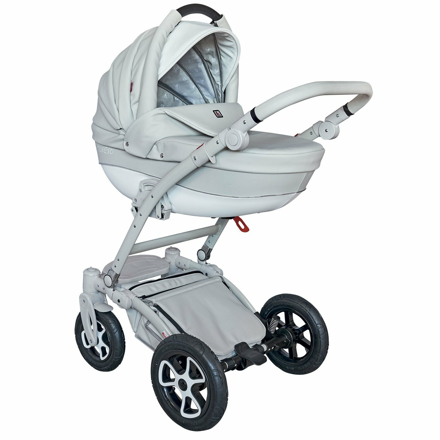 Коляска Tutek "Torero", 2 в 1, универсальная, надувные колеса, серая