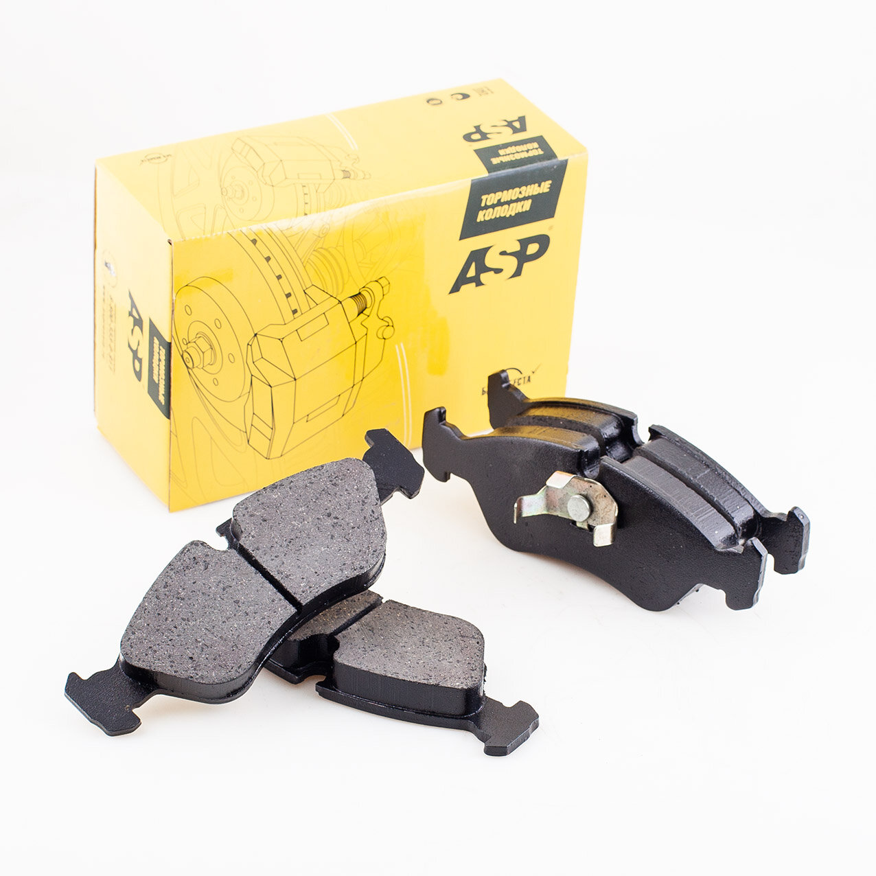 Колодки тормозные Daewoo Nexia 95-; Chevrolet Lanos 97-; Opel Asta F 91-; ZAZ Chance 09- R14 передни