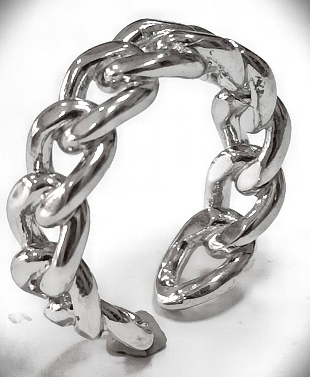 Кольцо, серебро, 925 проба, родирование