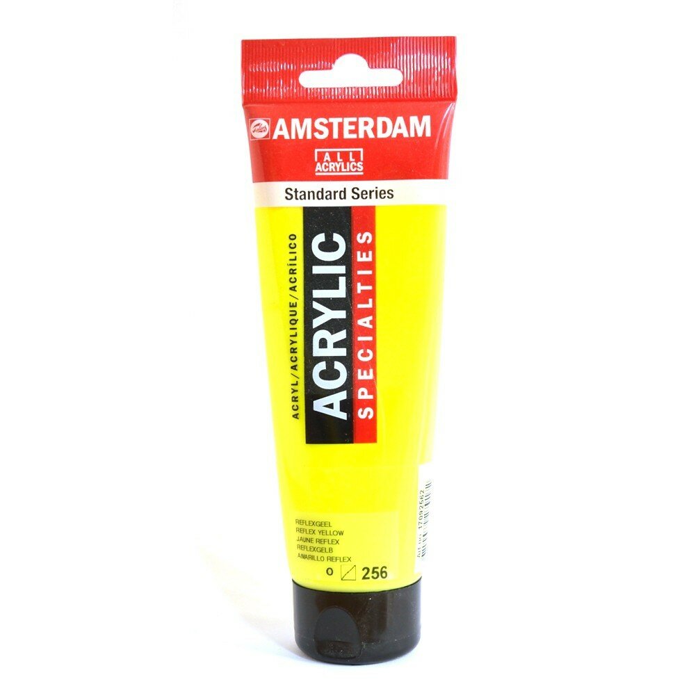 Краска акриловая AMSTERDAM цв.№256 желтый отражающий туба 120мл
