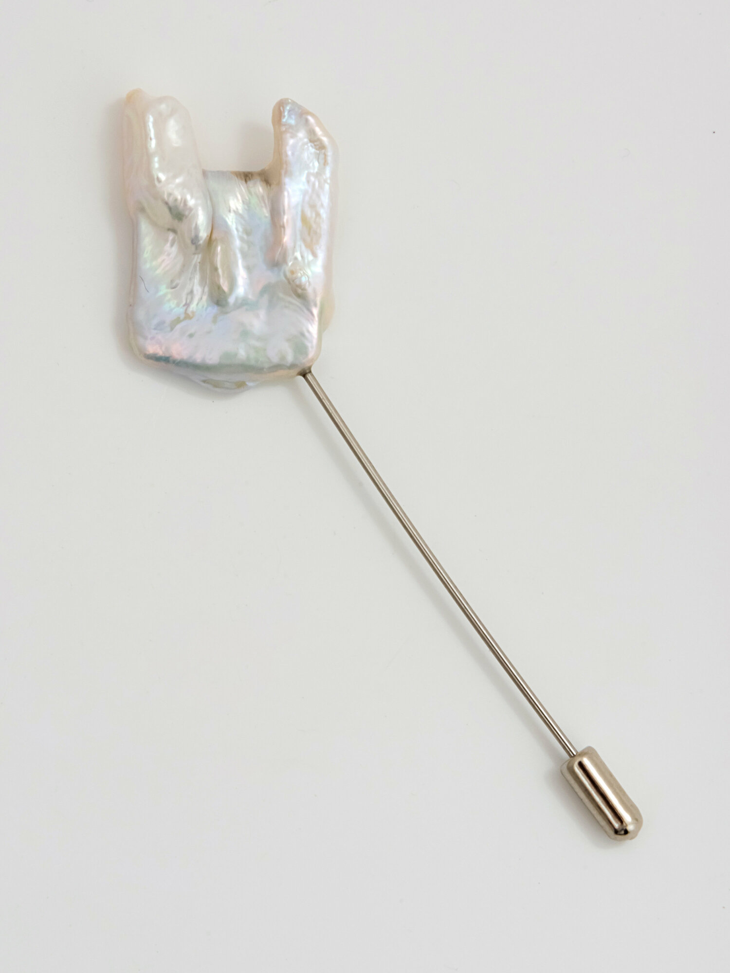 Брошь, жемчуг культивированный