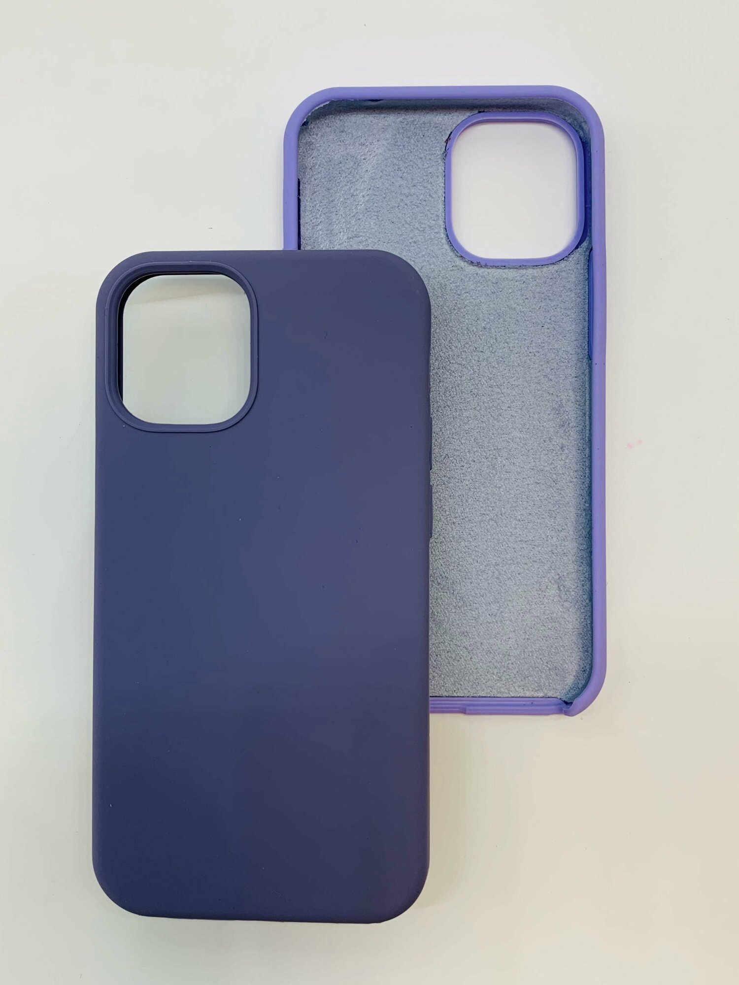 Чехол для айфон iPhone 12 mini Сизый № 28 Отправим 2шт чехла , первый выбранный а второй чехол цвет случайный