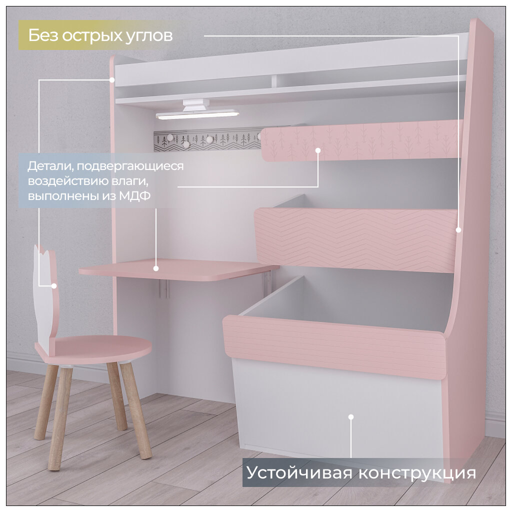 Детская стенка Литсвит Орхидея — фото 1