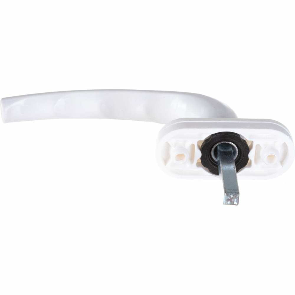 Алюминиевая ручка для ПВХ окон Левша Комфорт белая У1-2329. Б прочной конструкции