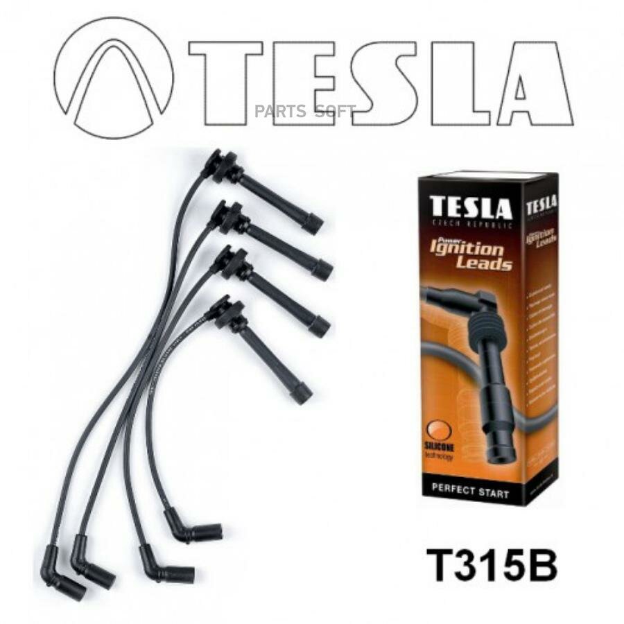 TESLA T315B Провода высоковольтные, комплект Great Wall Hover H3/5 2.4L 11.2005 ->
