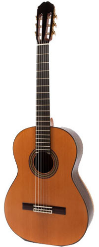 Classical guitar Raimundo 129 Cedar - Spectacular Profesor series guitar for advanced students and amateurs. Laminated cocobolo rosewood body, cedar top.
