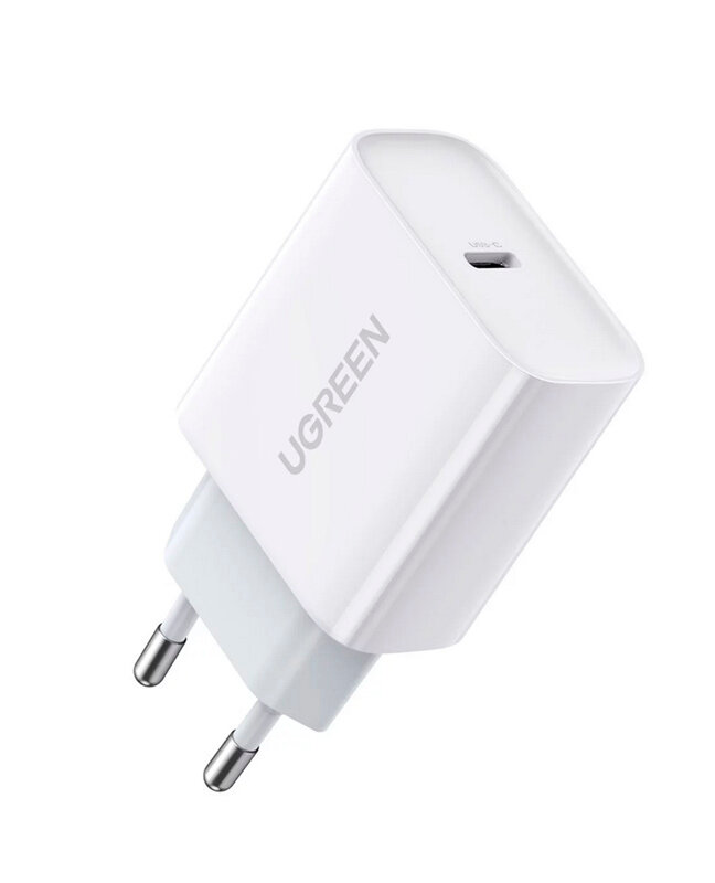Зарядное устройство UGREEN CD137 (60450) Fast Charging Power Adapter с PD - 20Вт белое
