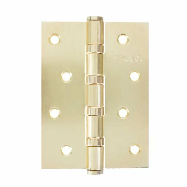 Петля универсальная Fuaro 4BB 100x75x2.5 мм сталь цвет матовое золото