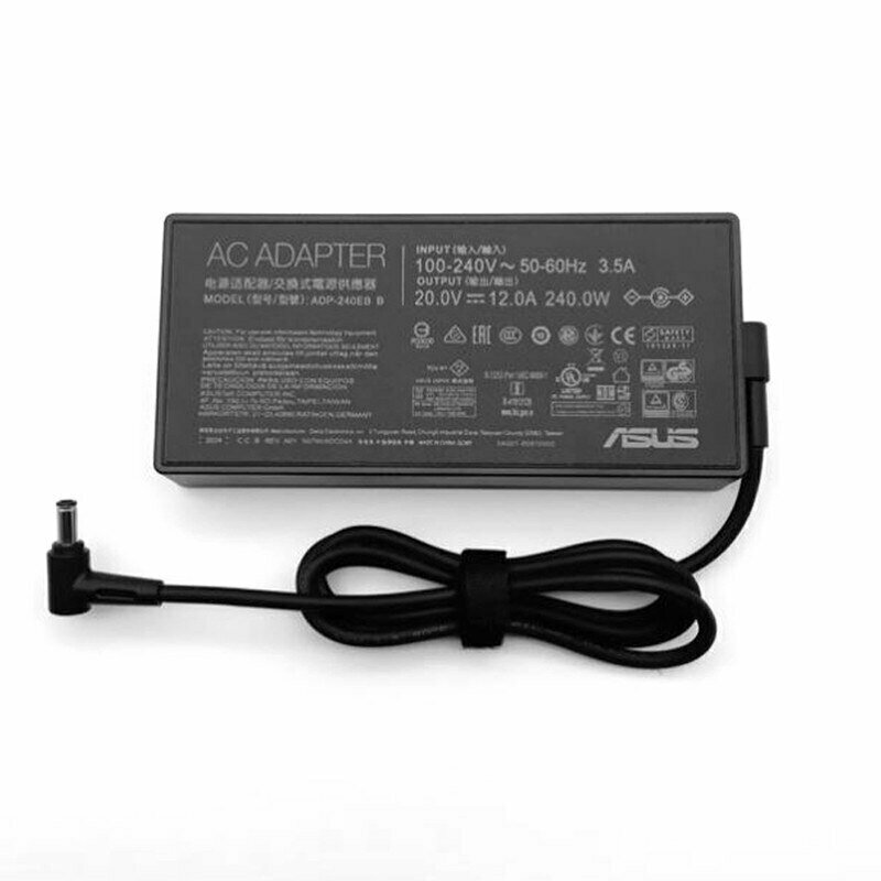 Блок питания для ноутбука Asus 6.0x3.7мм, 240W (20V, 12A) ORG (Прямоугольный)