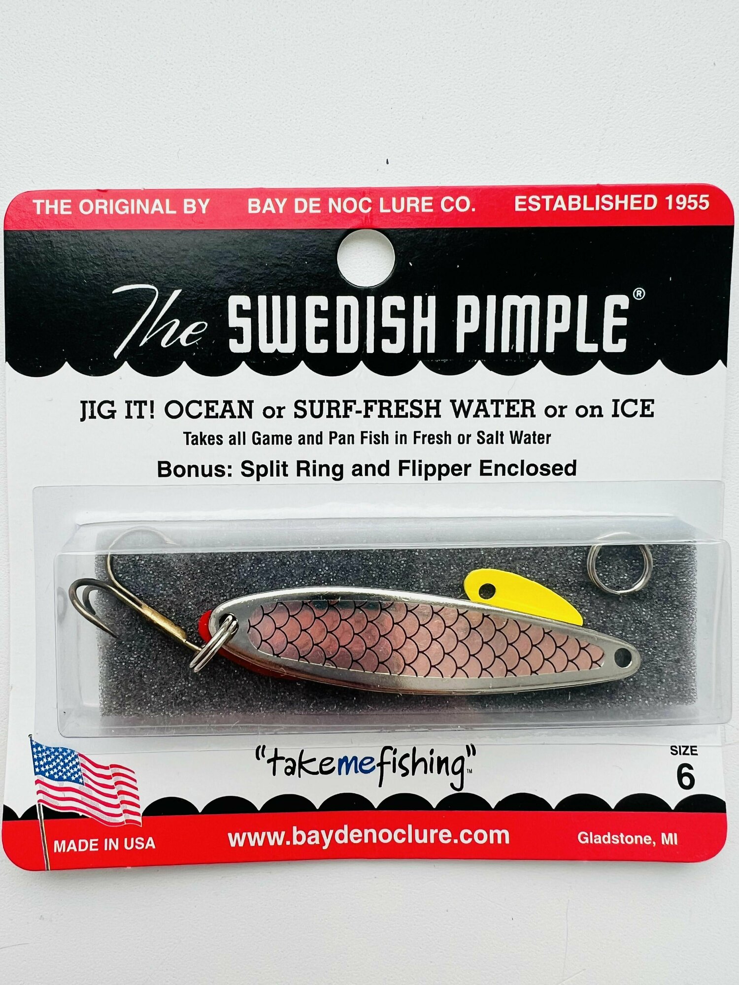 Блесна зимняя The Swedish Pimple 6