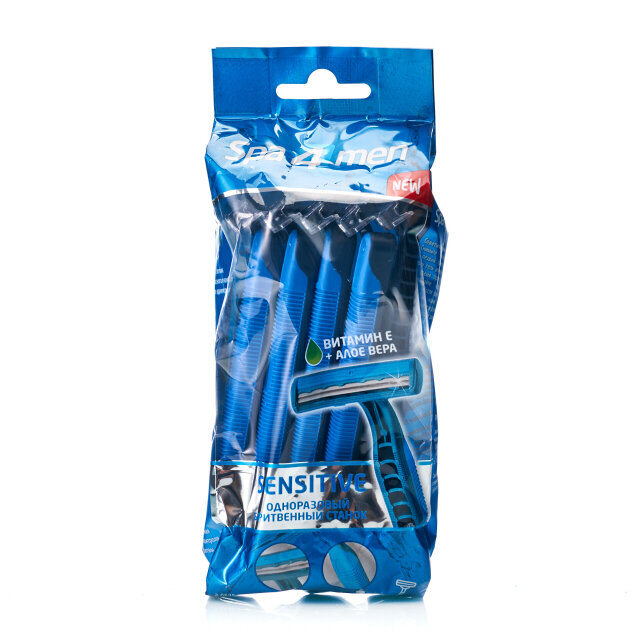 Spa 4 Men станок для бритья одноразовый 2 лезвия 10 шт мужской набор для ежедневного бритья