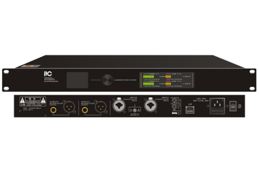 Подавитель обратной связи [TS-224D] ITC 2 вх. (XLR/ 1/4” TRS)/2 вых. (XLR/ 1/4” TRS + TRS), 40-bit DPS. 31 полосный графический/8 полосный параметрический эквалайзеры. 32-bit/48kHz, LED индикация.