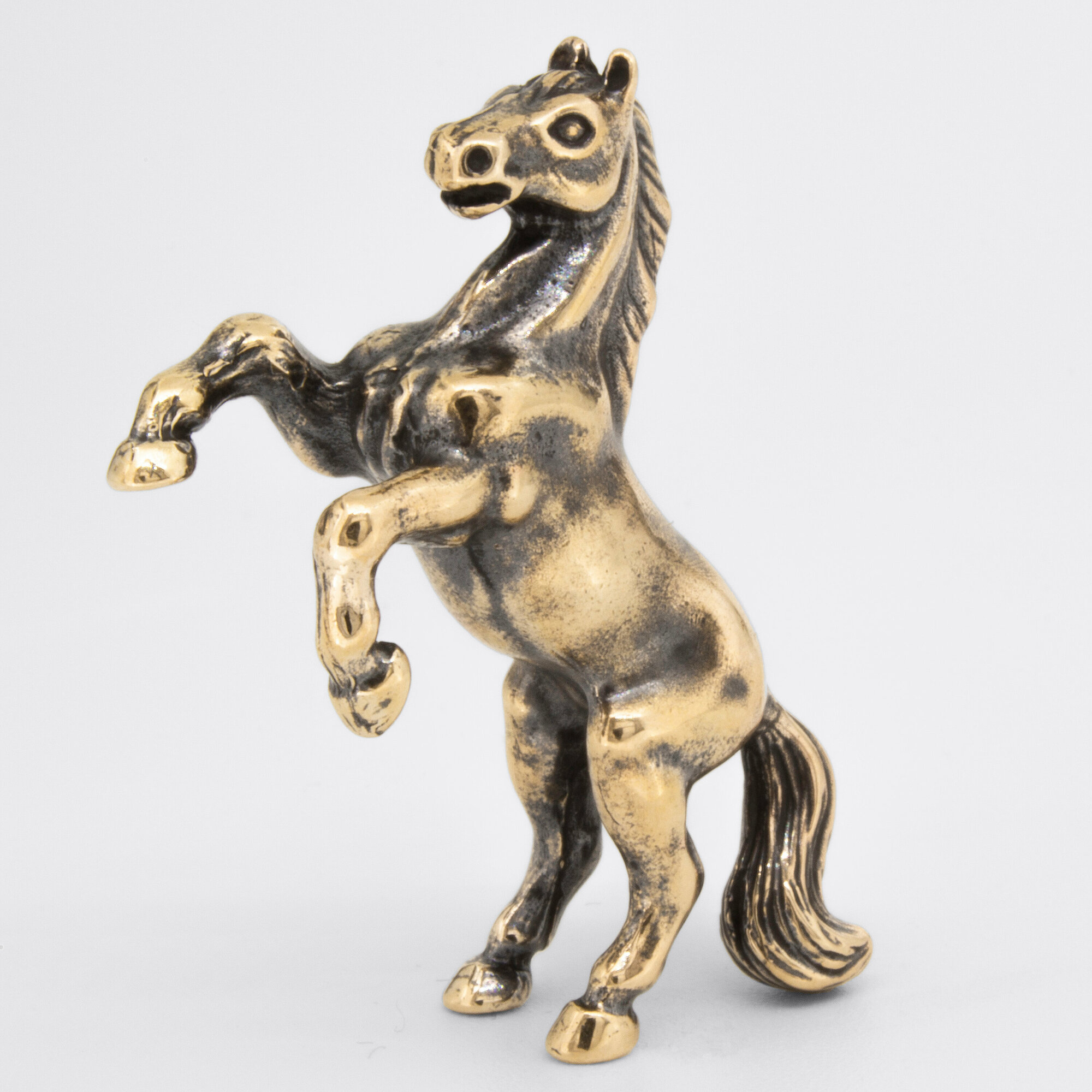 Конь на дыбах Фигурка Бронза