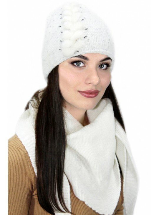Шапка Комплект "Алвета" косынка для женщин