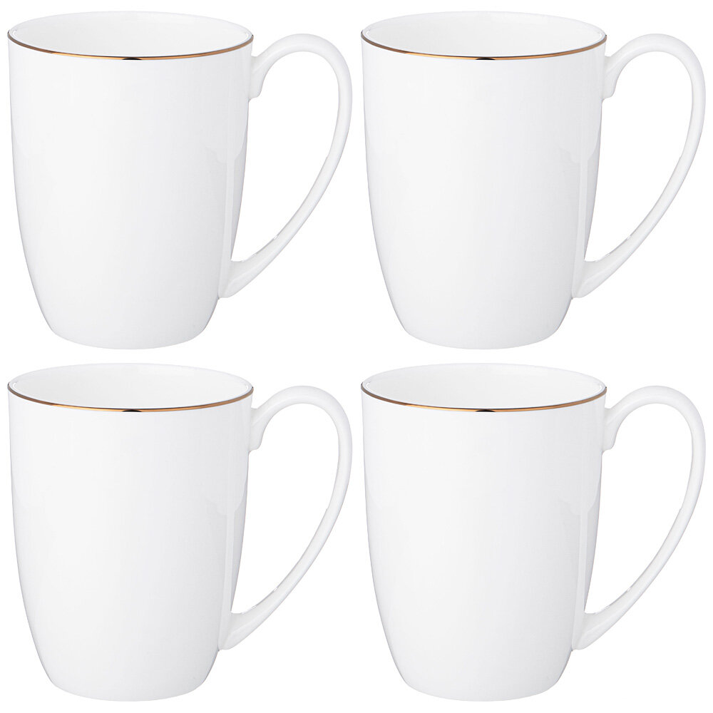 Набор кружек 414-055 lefard кристал голд 4 шт. 350 мл