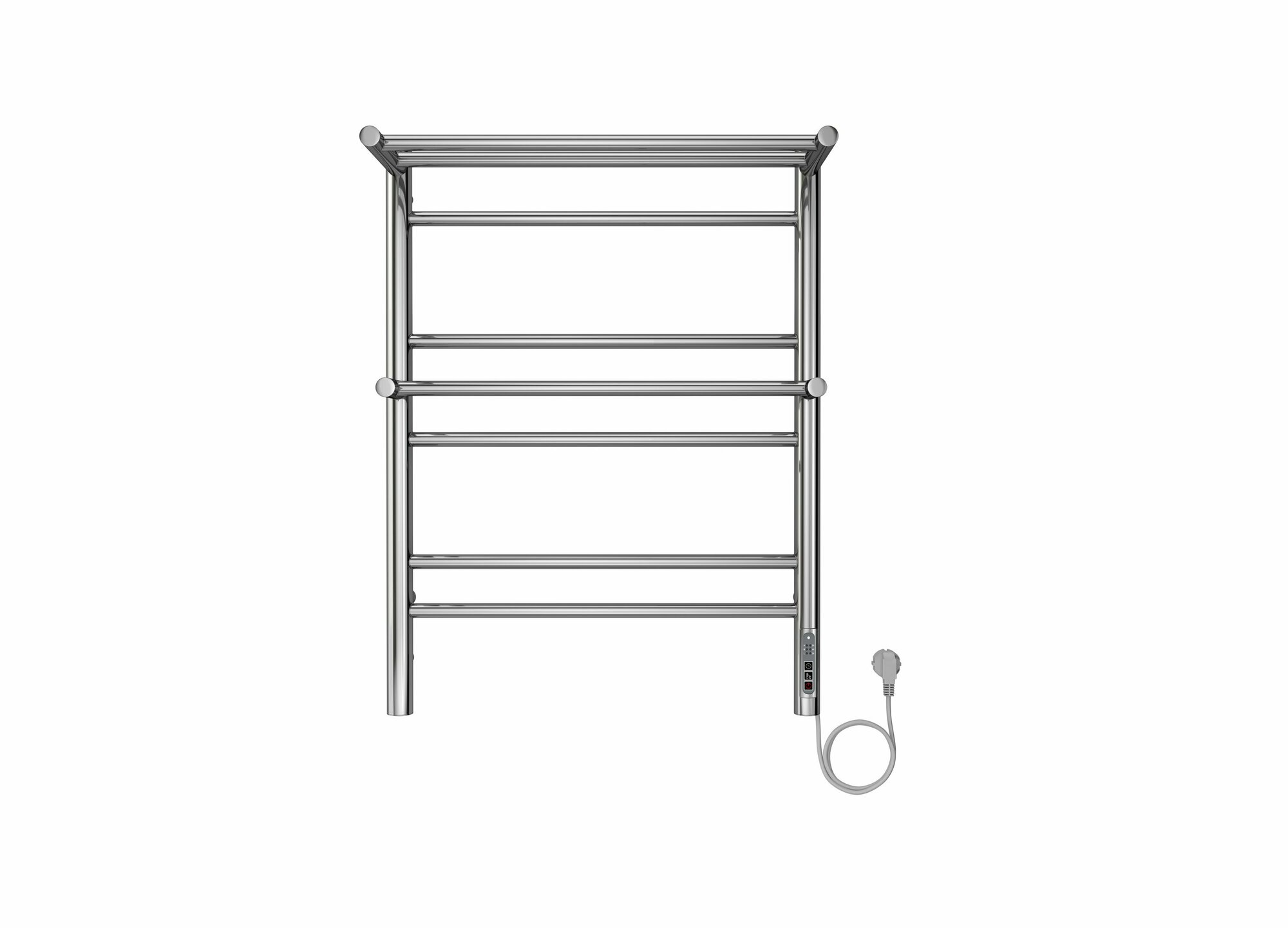 Полотенцесушитель электрический Aquatek Альфа, П7 500x700, хром AQ EL RRP0770CH