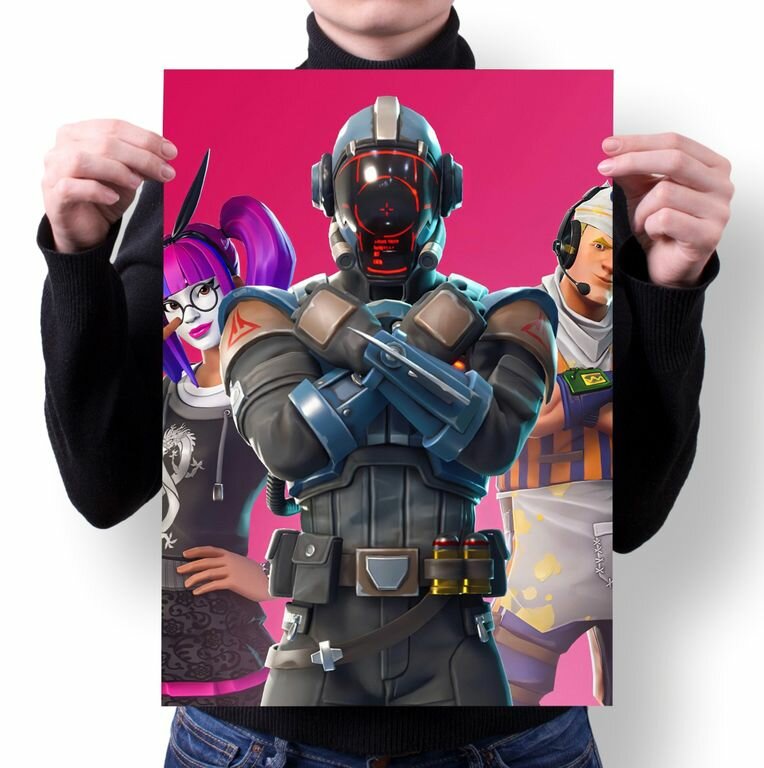 Плакат Fortnite, Фортнайт №12, А4
