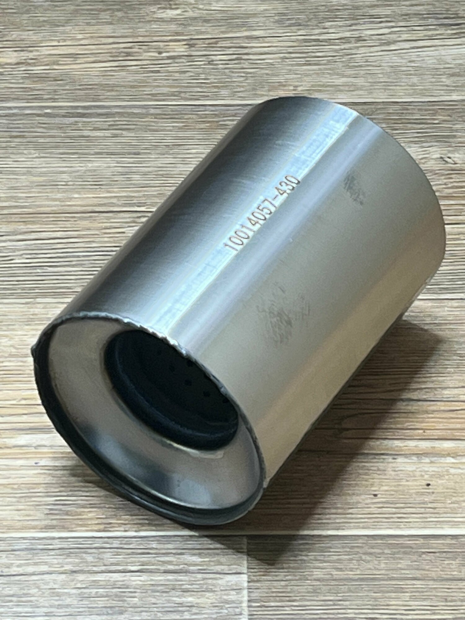 Пламегаситель коллекторный 100-140-57, нержавеющая жаропрочная сталь AISI 430