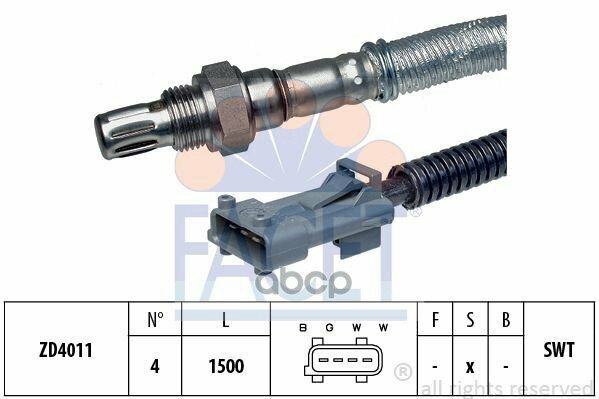 Лямбда-зонд AUDI A4 Facet арт. 108240
