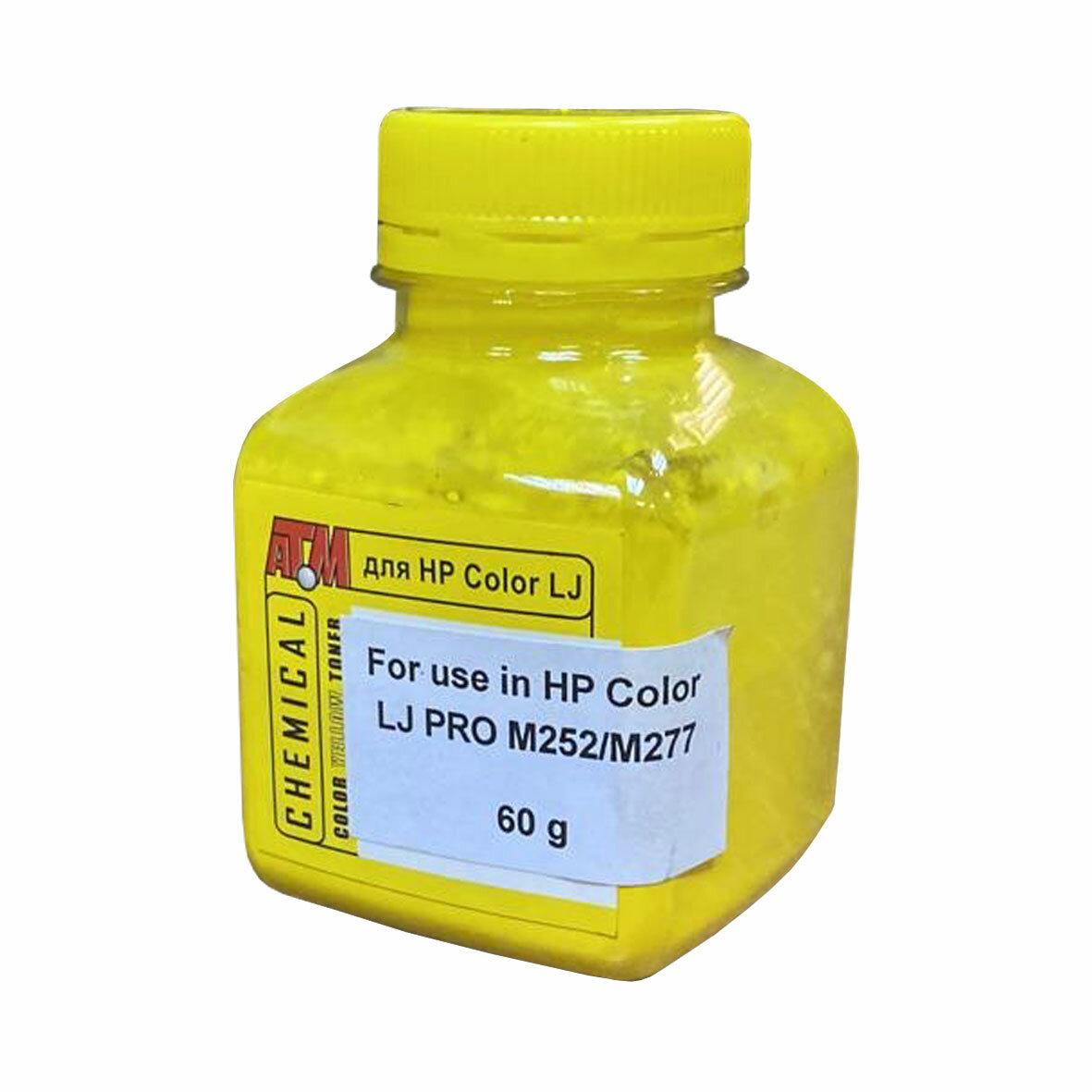 Тонер для HP Color LJ M252/ M277 (фл,60, желт, Chemical) ATM