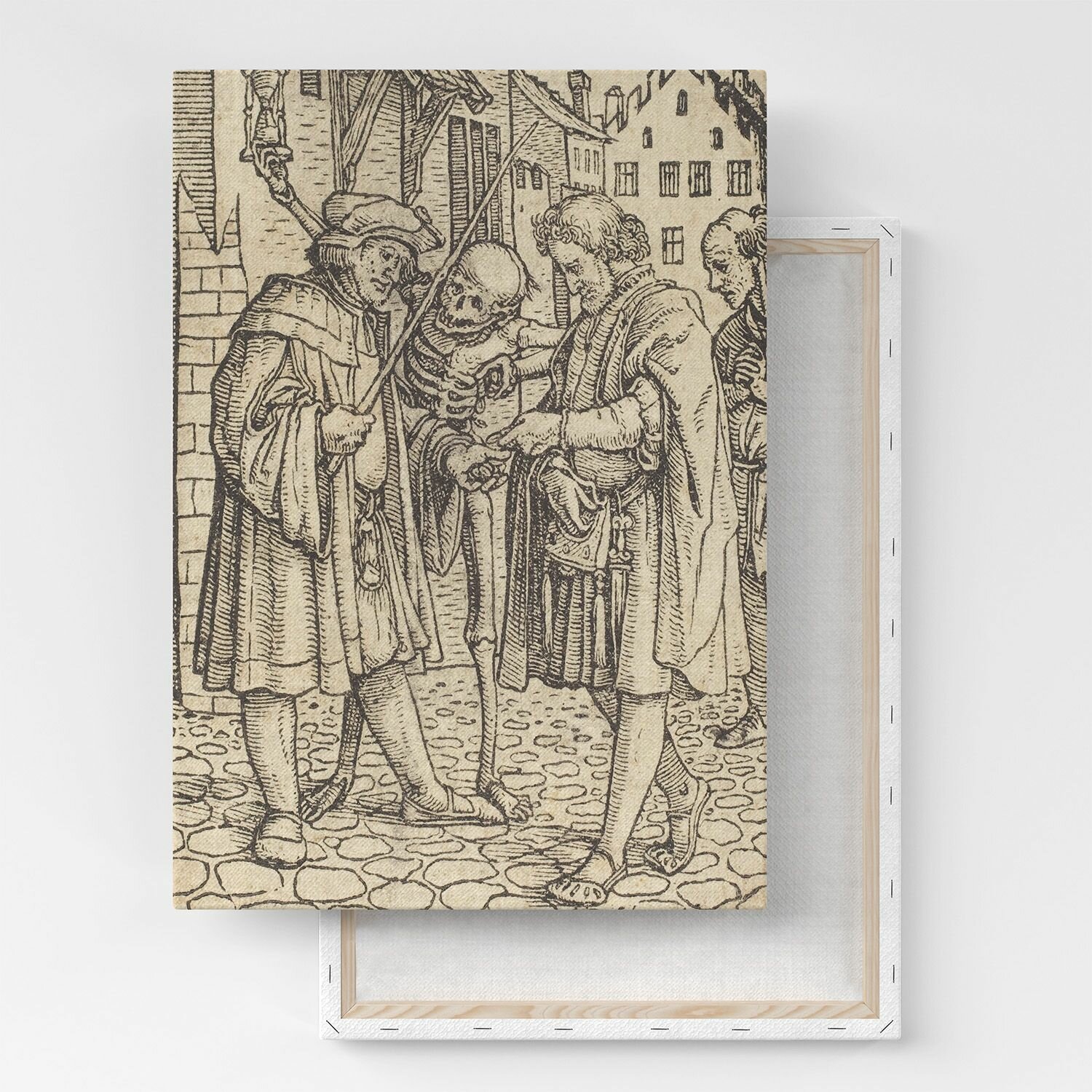 Картина на холсте, репродукция / Ганс Гольбейн - Der Fursprach / Размер 30 x 40 см