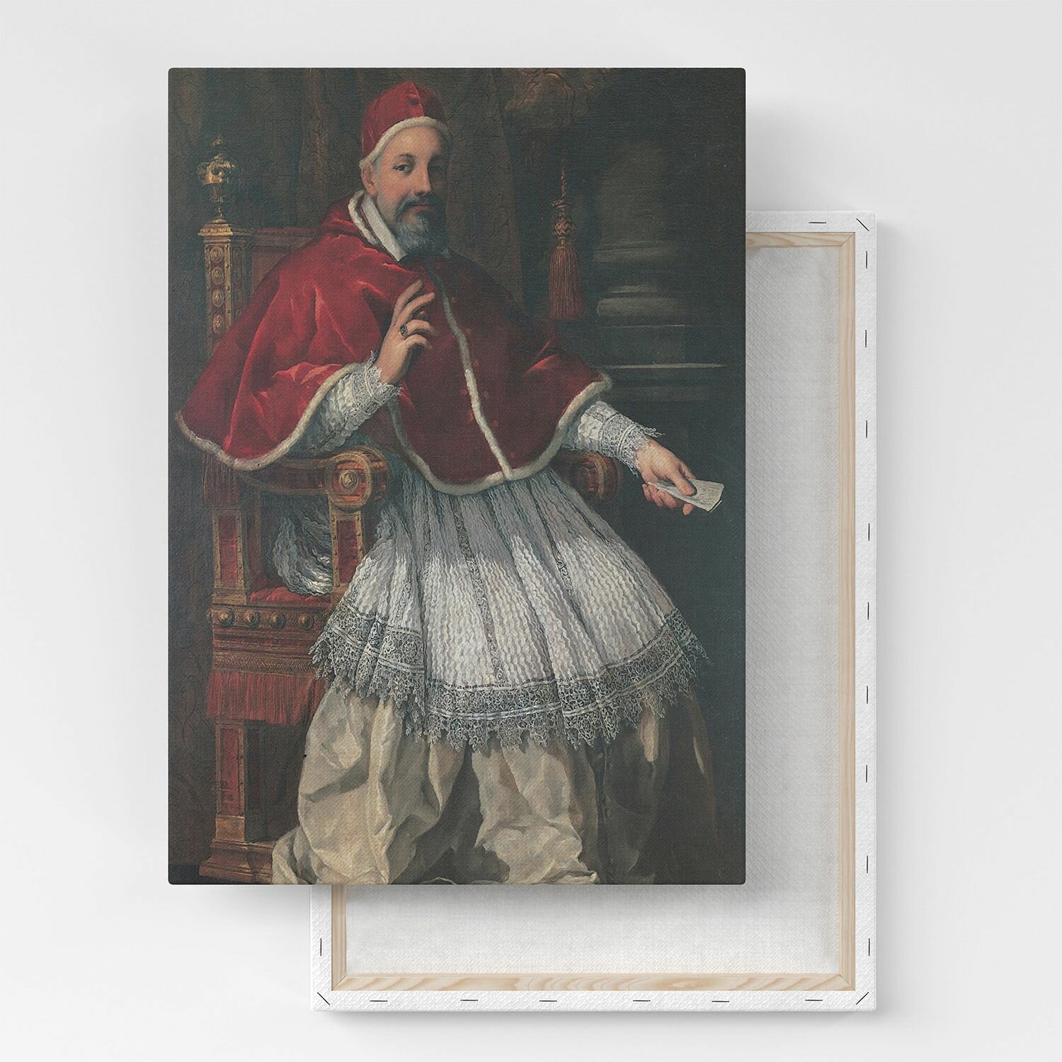 Картина на холсте, репродукция / Пьетро да Кортона - Portrait of Urban VIII / Размер 40 x 53 см