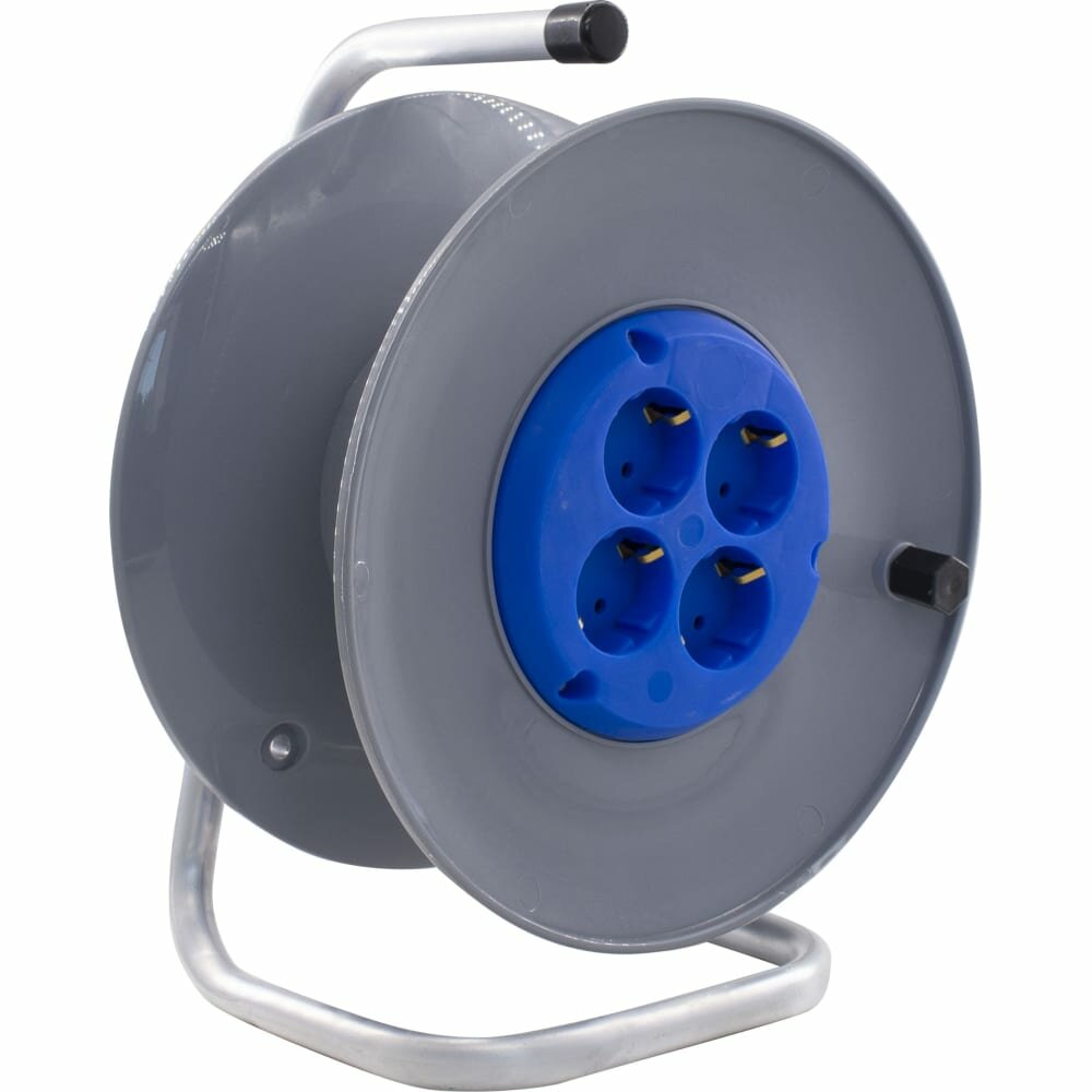 Кабельная катушка РемоКолор 4 розетки (без кабеля), с/з, (шт.) 89-0-140