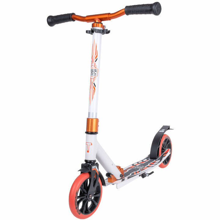 Самокат Tech Team 180 Jogger 2022, Цвет белый-красный