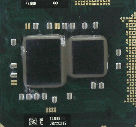 Процессор для ноутбука Intel Dual Core Mobile P6000 1,87GHz/3M Arrandale Socket G1 SLBWB
