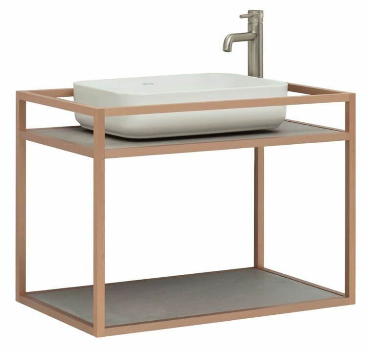 Консоль под раковину Allen Brau Liberty 75 1.33001.60 медь браш – раковина для ванной комнаты