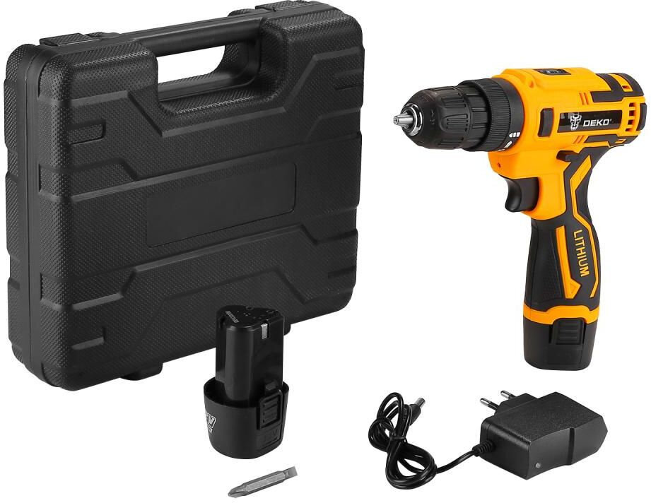 Дрель-шуруповерт DEKO Banger 12V SET 3 (063-4130)
