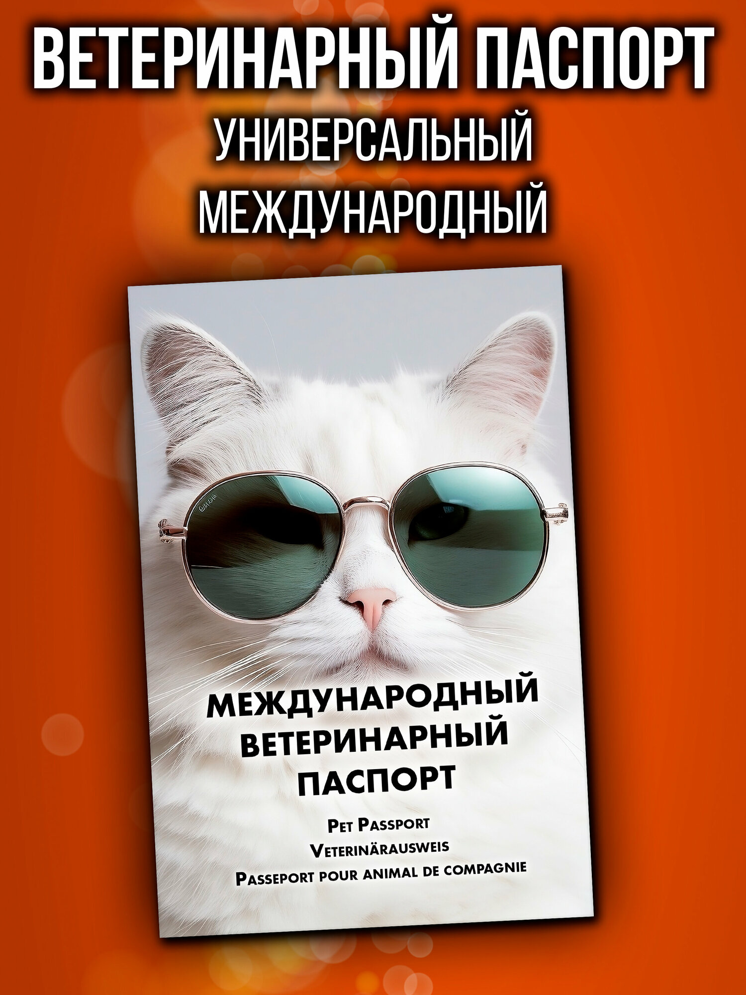 Ветеринарный паспорт для кошек и собак международный