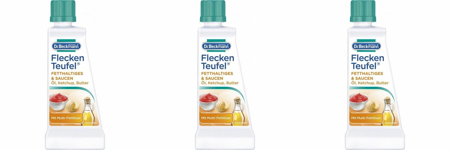 Dr.Beckmann Эксперт пятновыводитель "Жиры и соусы", 50 мл, 3 шт
