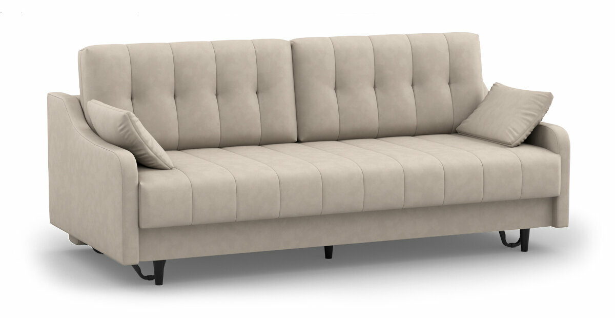 Прямой диван Цвет Диванов Маджента NEXT 224 прямой Серый