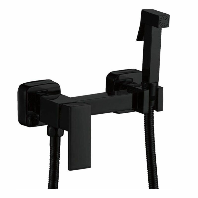Гигиенический душ со смесителем Haiba HB5513-7, черный