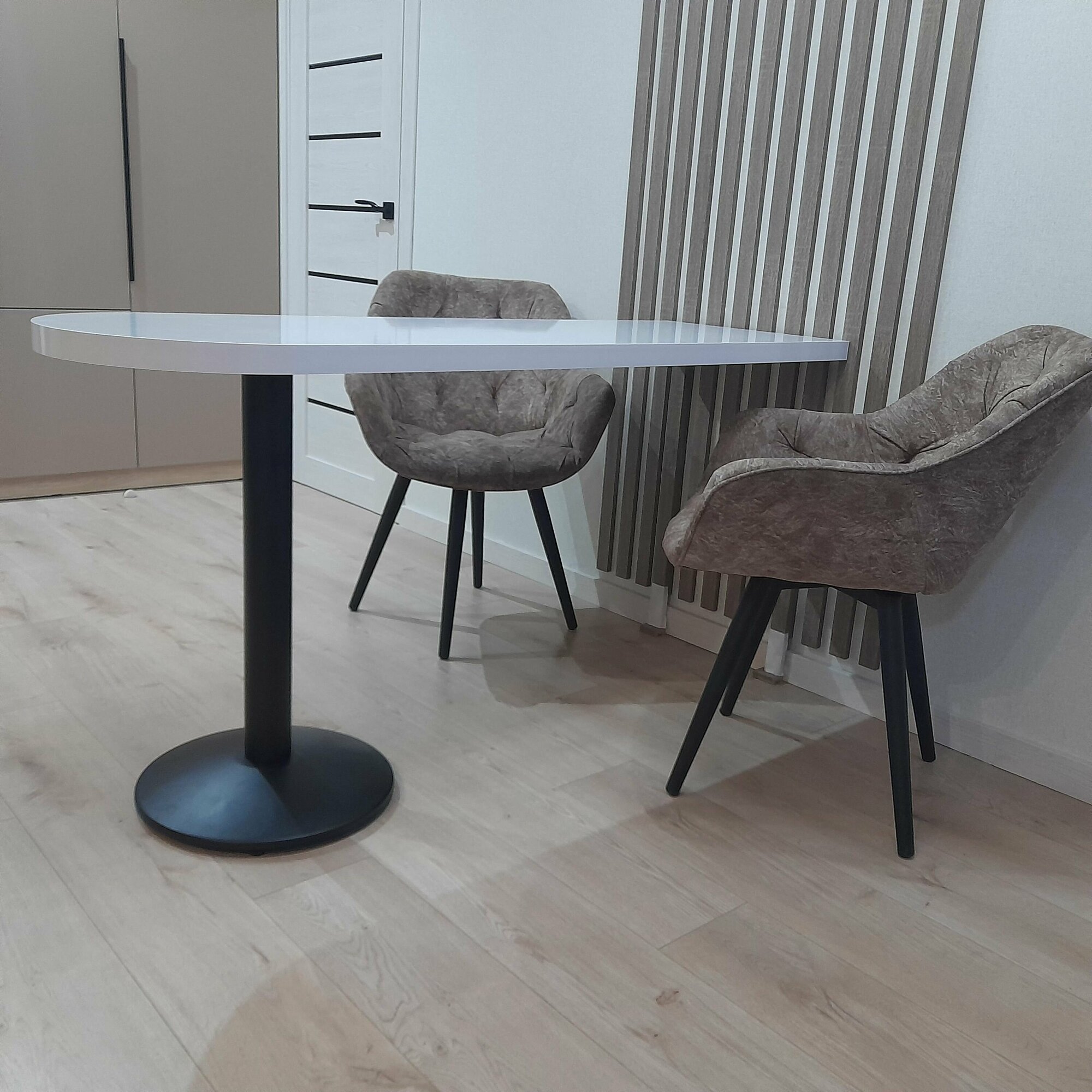 Стол БС-2 Супер белый, 130х58