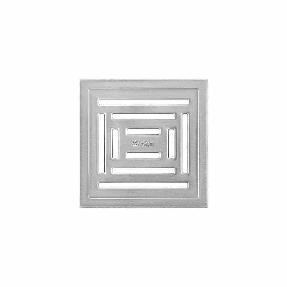 Трап для душа Trend комбинированный затвор 100x100 мм пластик/нержавеющая сталь